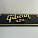 Gibson USA, Decorative Sign, Wooden Sign, Gold Letters, Acrylic Vinyl ...