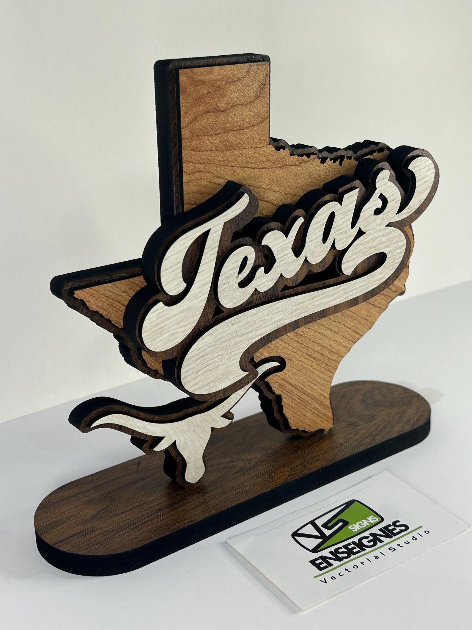 Customizable State Wooden Sign - Texas Multi-layer Design, Texas Sign ...