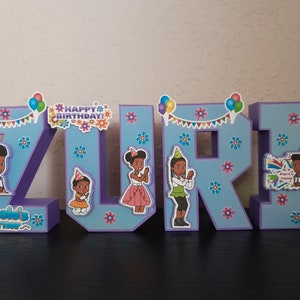 Gracies Corner Birthday 3D Letters for Party Table Decorations - Etsy