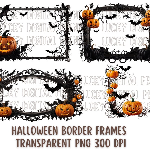 Halloween Frames - Etsy