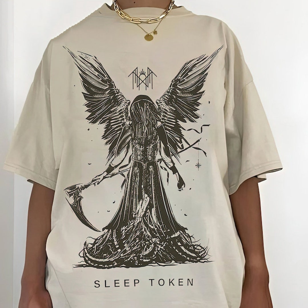 Sleep Token Reaper Angel Shirt Sleep Token Reaper Angel Hoodie Etsy