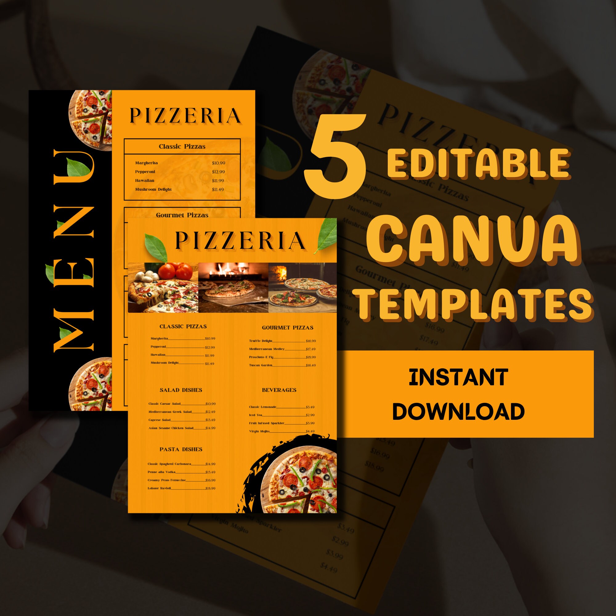 5 Editable Menus for Restaurant | Mexican Restaurant Menu | Restaurant ...