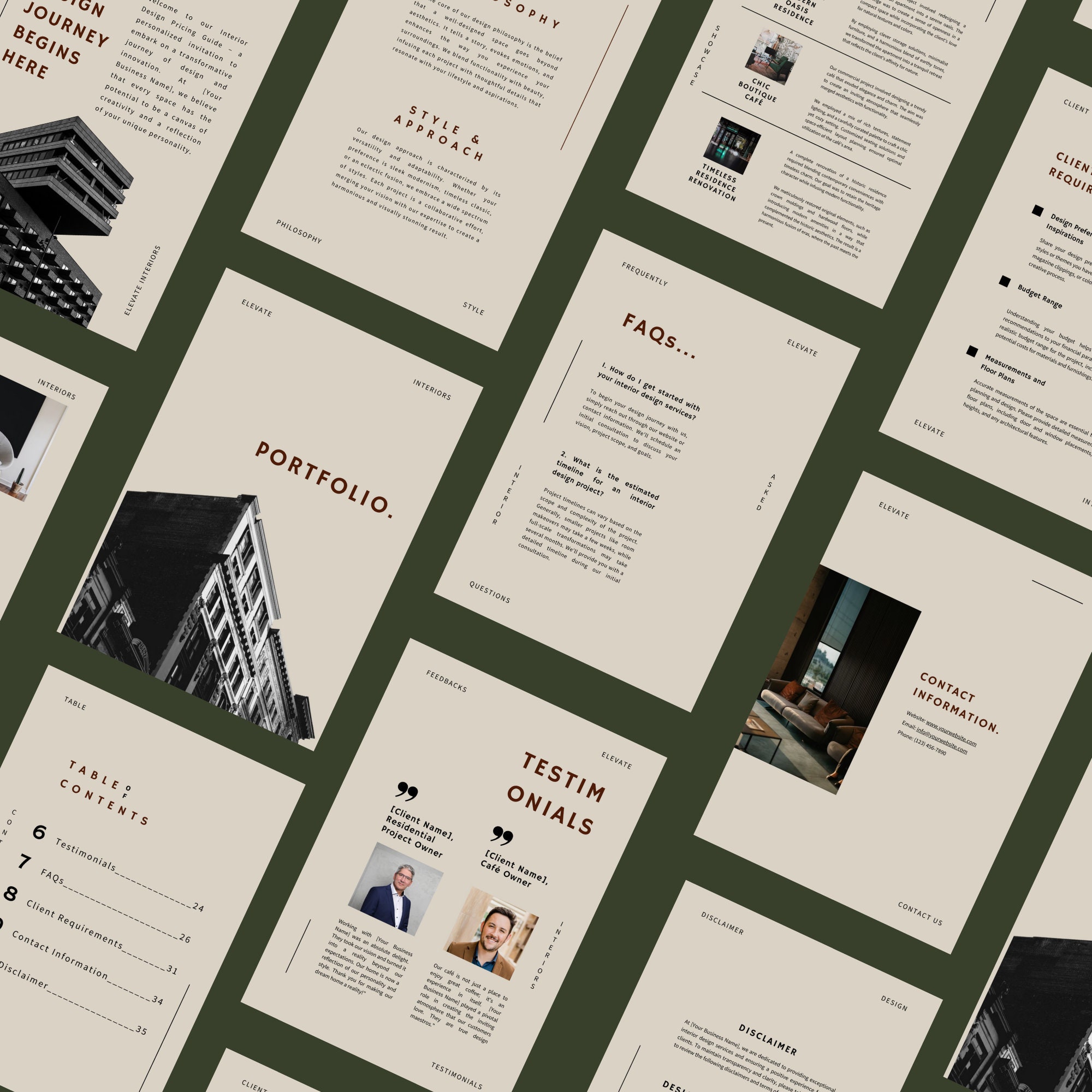 Interior Designer Pricing Guide Template Pricing Template Professional ...