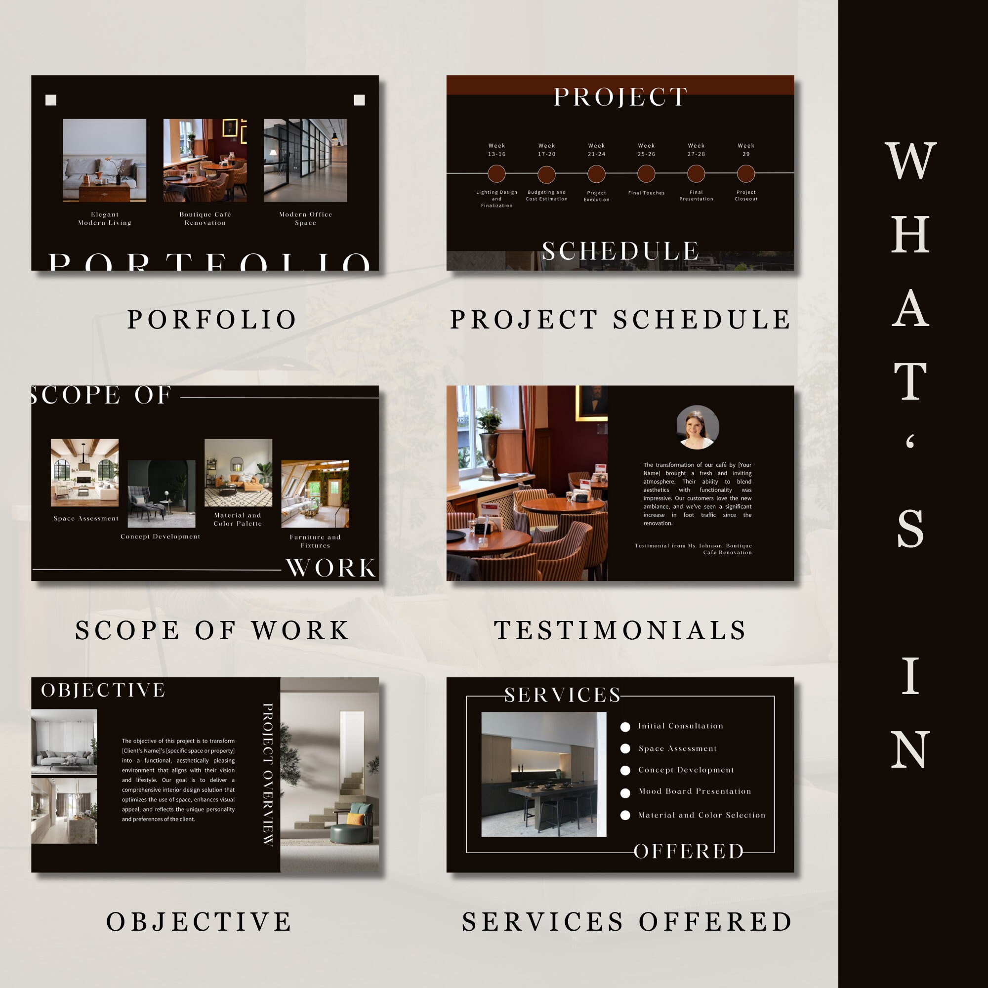 Interior Project Proposal for Interior Designer Project Presentation ...