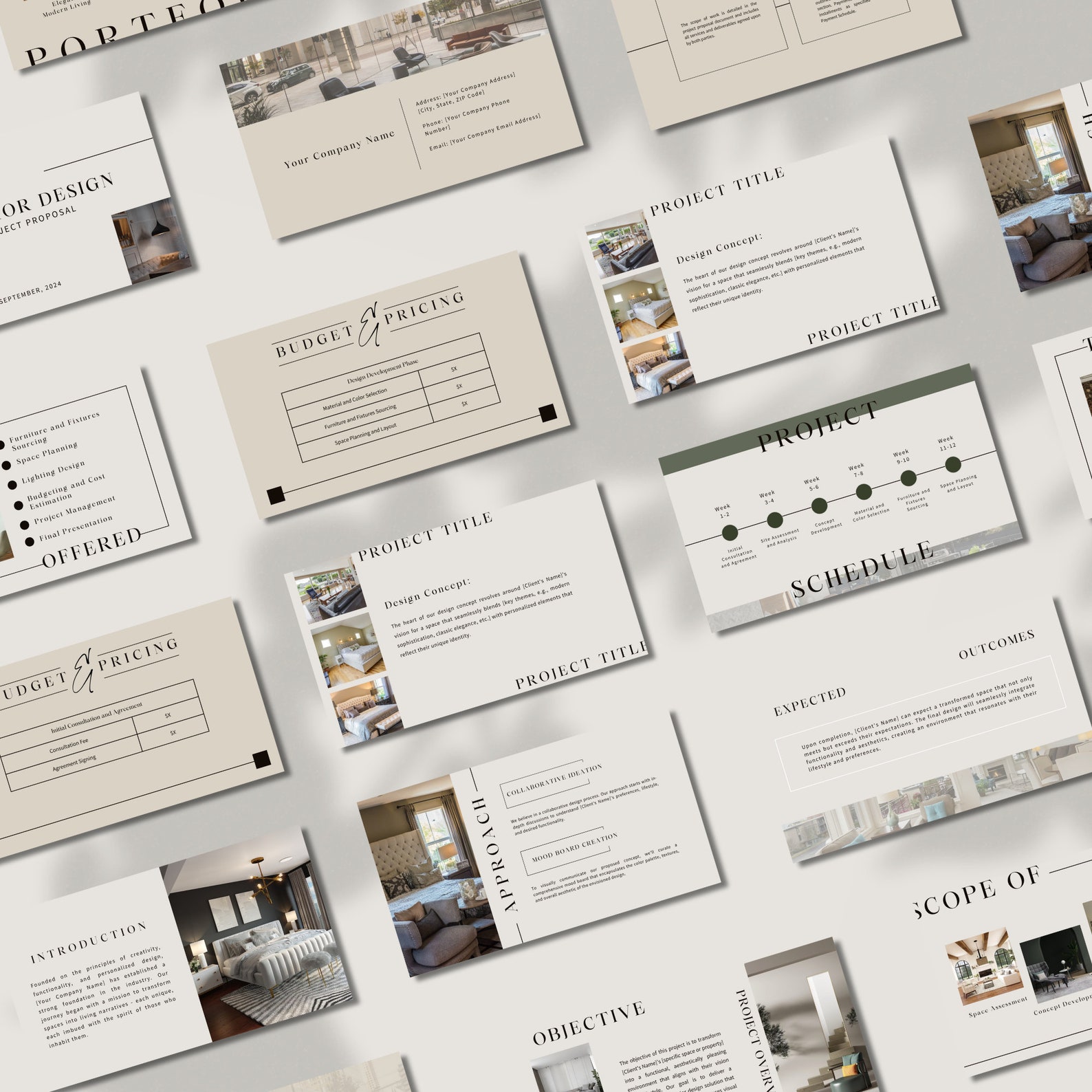 Interior Project Proposal for Interior Designer Project Presentation ...