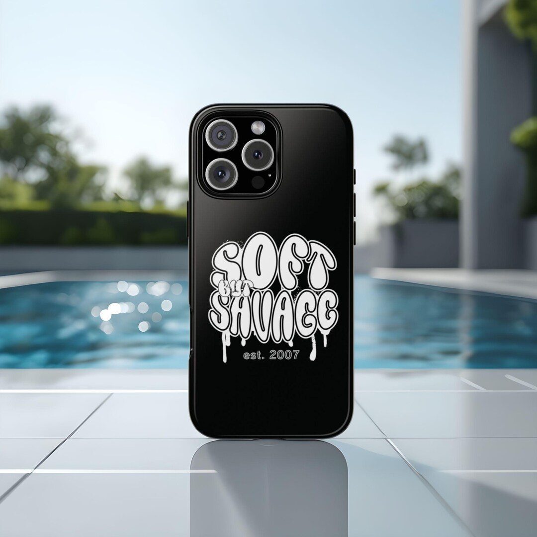 Minimalist Affirmation Graffitti Custom Black Phone Case, Y2K Emo ...
