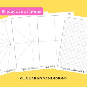 Printable Mandala Grid Templates 20 Digital Mandala Drawing Guide for ...