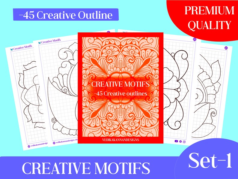 Printable Mandala Outline Design Workbook, Pattern Art Drawing Template ...