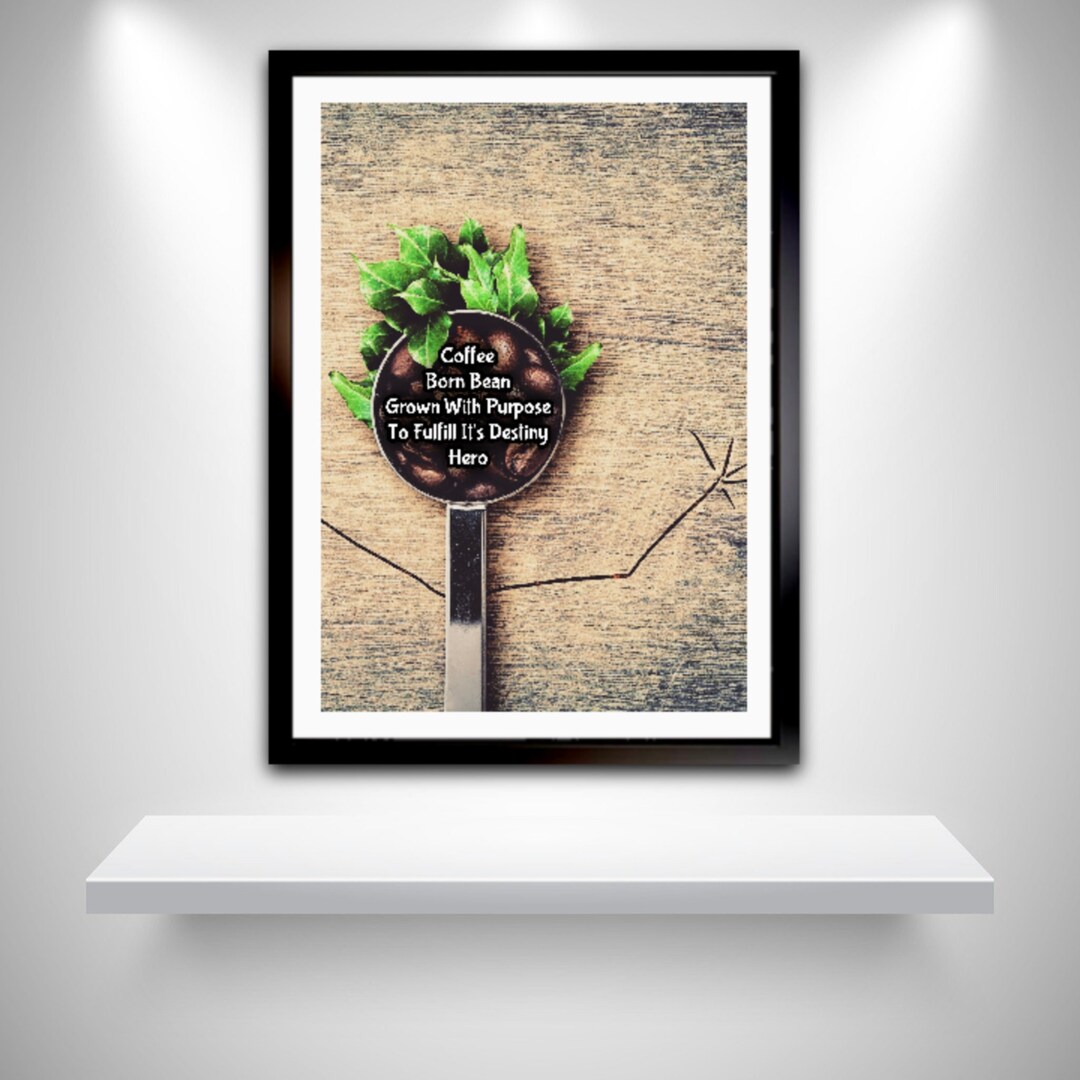 Fun Coffee Poem Art, High Quality Downloadble Print, Art for the ...