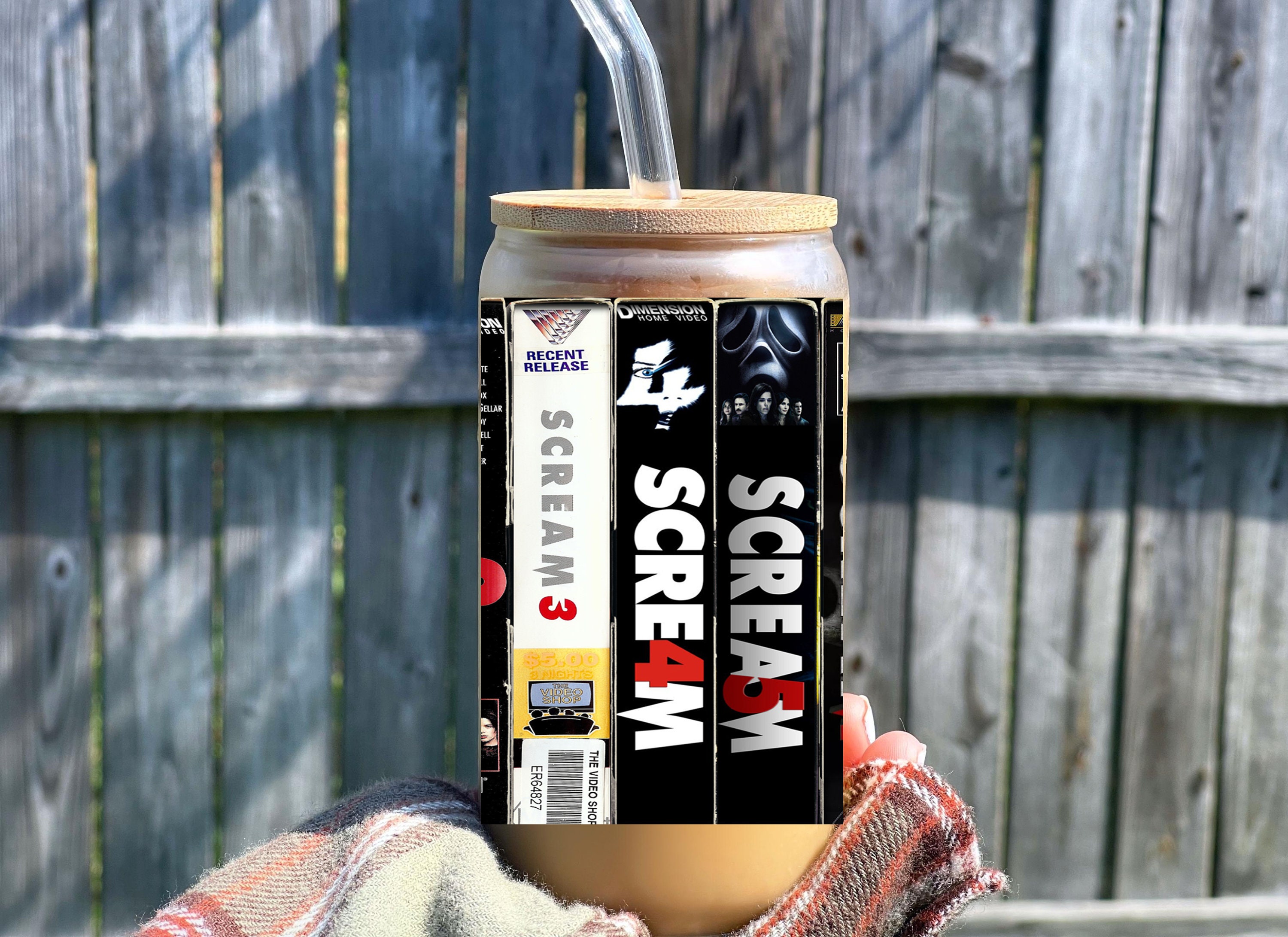 Scream Vhs Horror Movie Cup Horror Tumbler Horror Gifts Ghostface ...