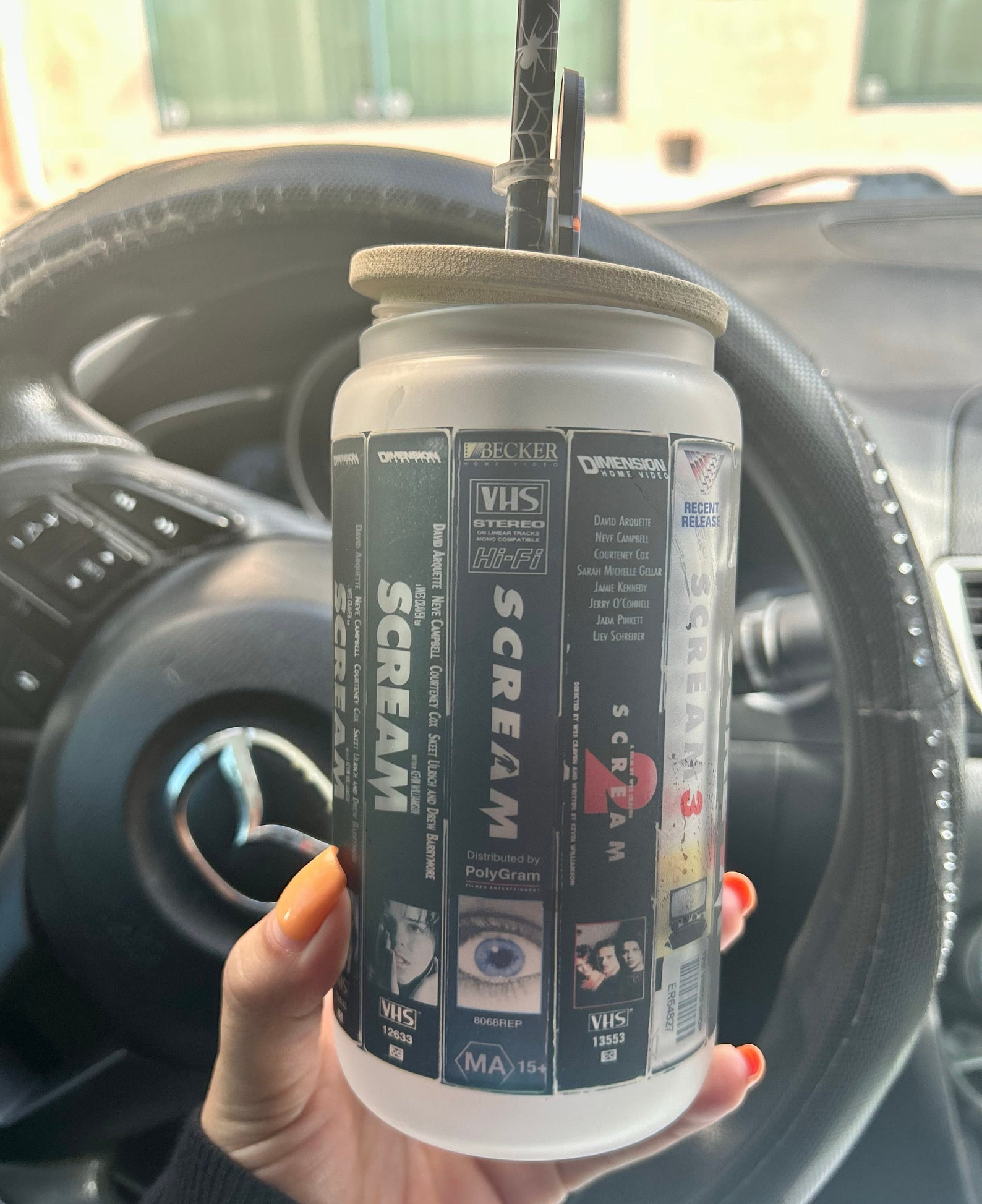 Scream Vhs Horror Movie Cup Horror Tumbler Horror Gifts Ghostface ...