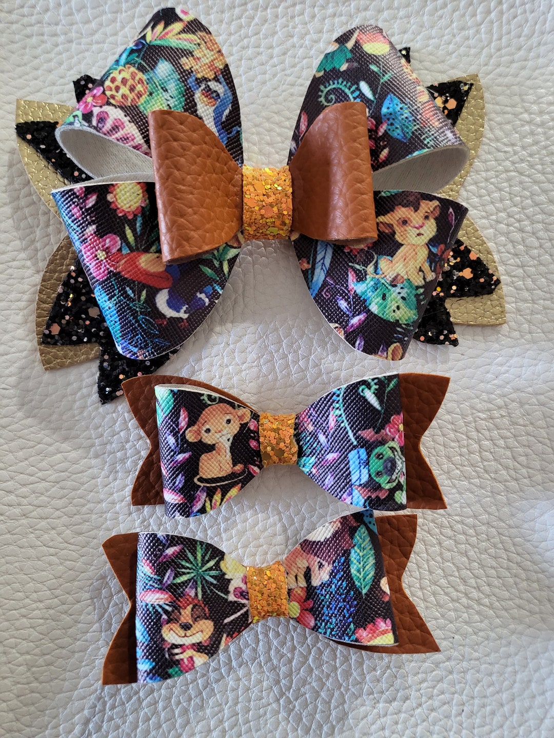 Lion King Bow Set - Etsy