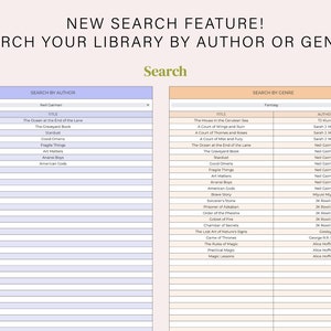 Book Tracker Spreadsheet | Reading Log | Google Sheets | Bibliophile ...