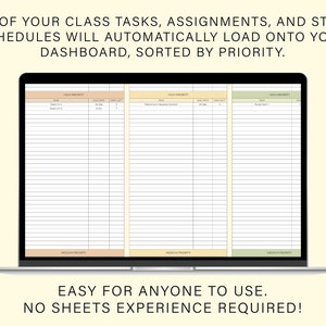 Digital Student Planner College Planner Course Tracker - Etsy