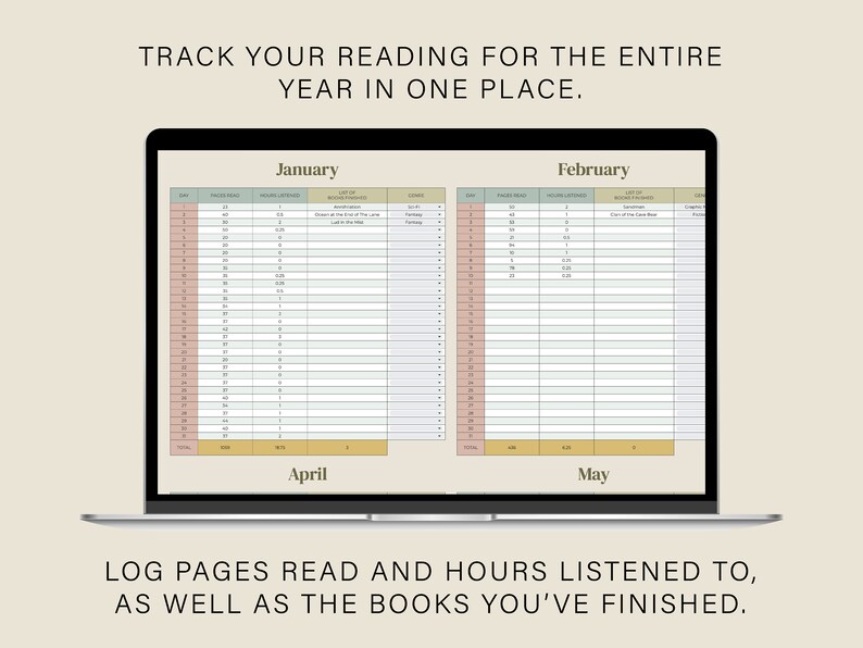 Book Tracker Spreadsheet Reading Log Google Sheets Bibliophile ...