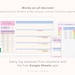 Digital Student Planner College Planner Course Tracker Google Sheets ...