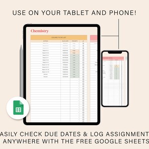 Digital Student Planner College Planner Course Tracker - Etsy