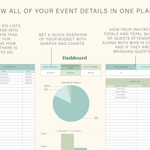 Event Planner Spreadsheet | Google Sheets Spreadsheet Template ...
