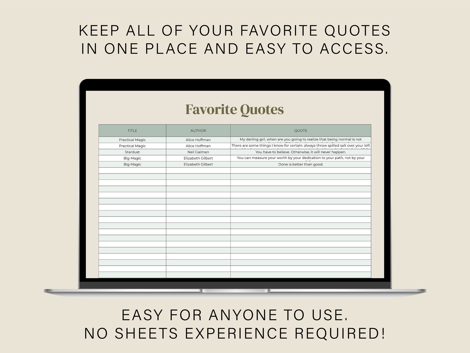 Book Tracker Spreadsheet Reading Log Google Sheets Bibliophile ...