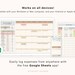 Digital Student Planner College Planner Course Tracker Google Sheets ...