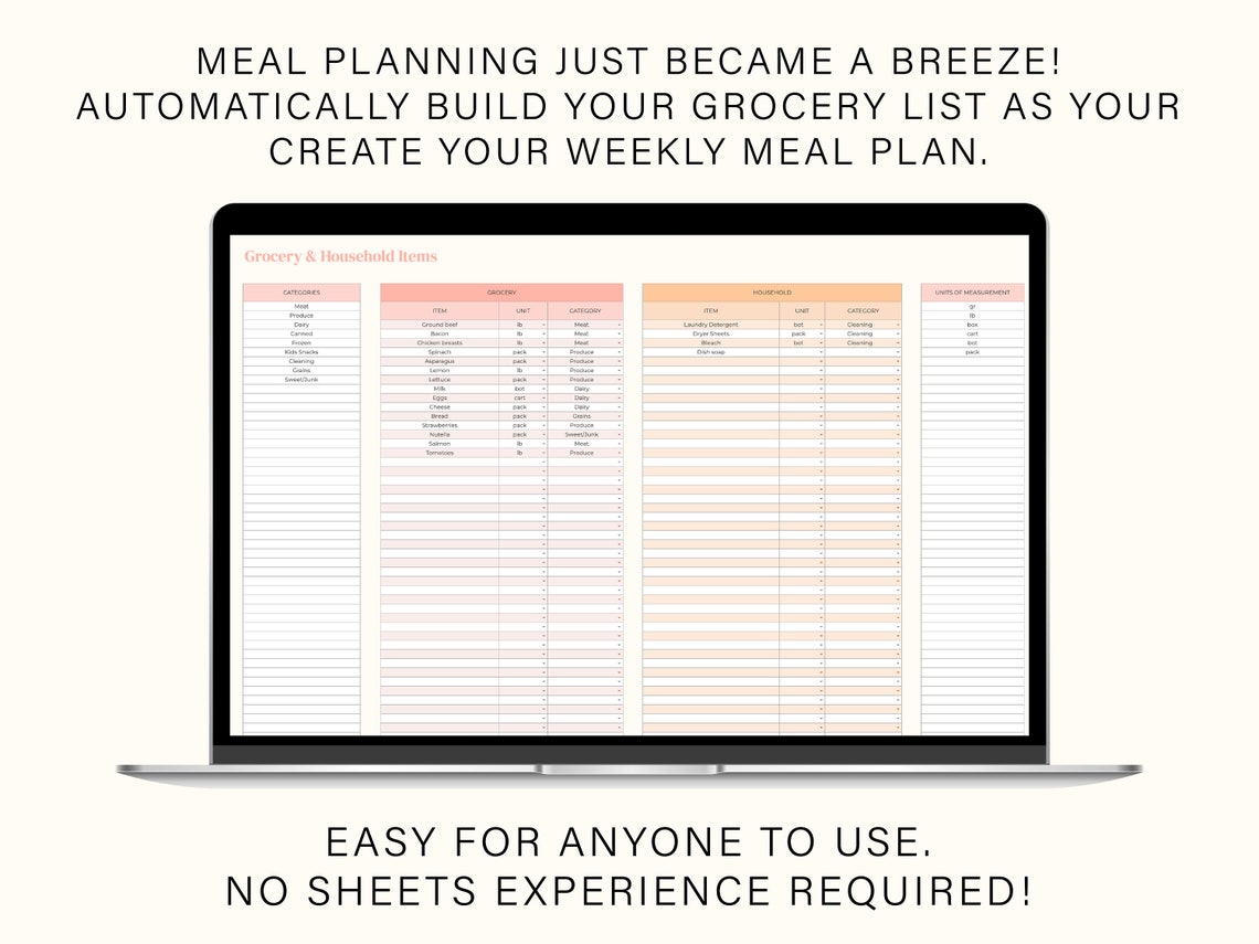 Ultimate Home Management Bundle Task Tracker Meal Planner - Etsy