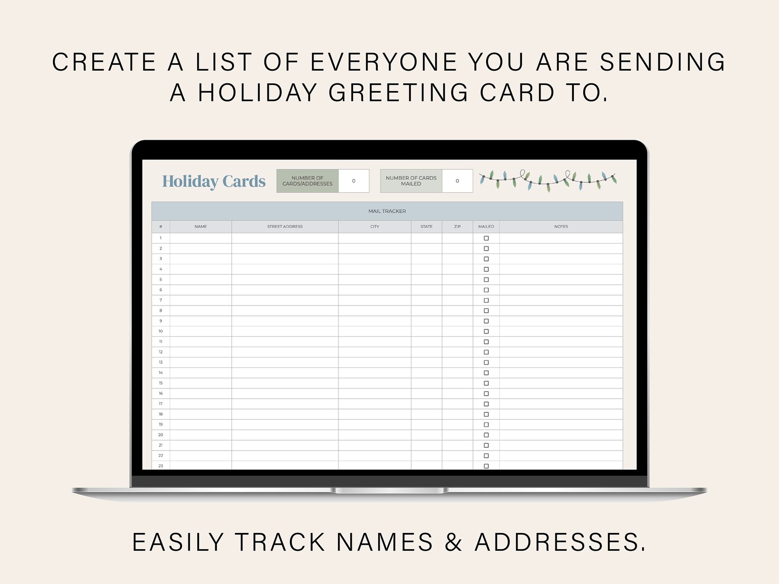 Holiday Planner Christmas Gift Tracker Gift Tracking - Etsy