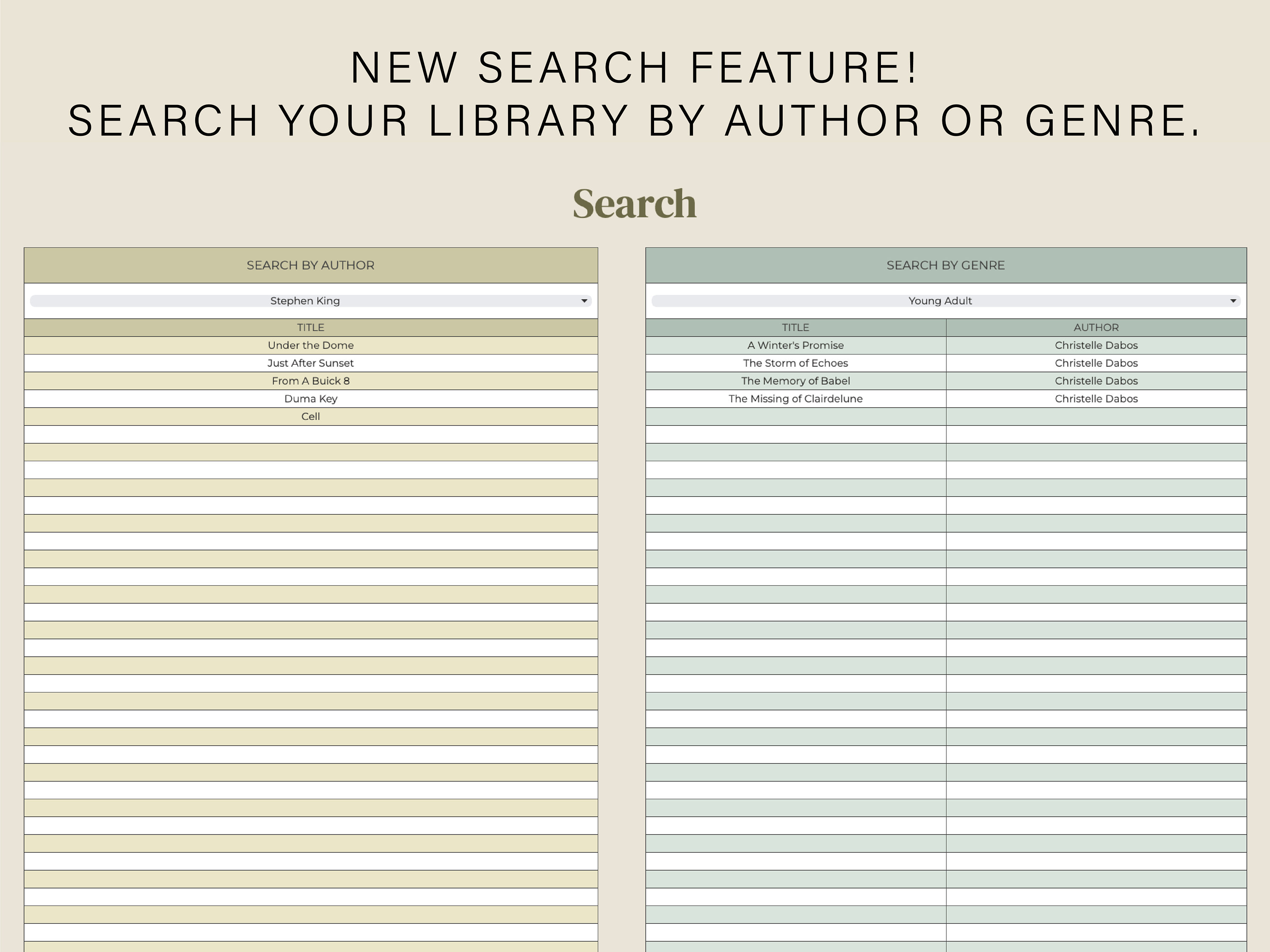 Book Tracker Spreadsheet Reading Log Google Sheets Bibliophile ...