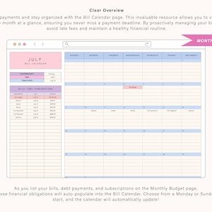 Budget Bundle Spreadsheet Template for Google Sheets Spreadsheet ...