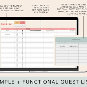 Event Planner Spreadsheet Google Sheets Spreadsheet Template Digital ...