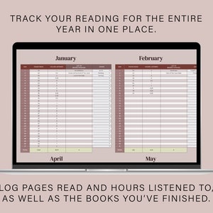 Book Tracker Spreadsheet | Reading Log | Google Sheets | Bibliophile ...