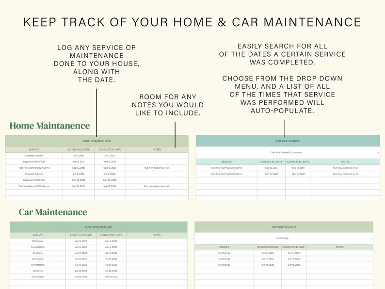 Ultimate Home Management Bundle Task Tracker Meal Planner - Etsy