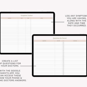 Medical Planner Spreadsheet | Digital Medication Tracker | Appointment ...