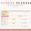 Digital Student Planner | College Planner | Course Tracker | Google ...