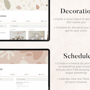Notion Event Planner Template | Digital Planner | Party Planner ...