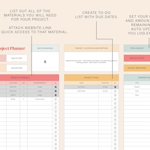 Home Management Planner | Digital House Maintenance Tracker | House ...