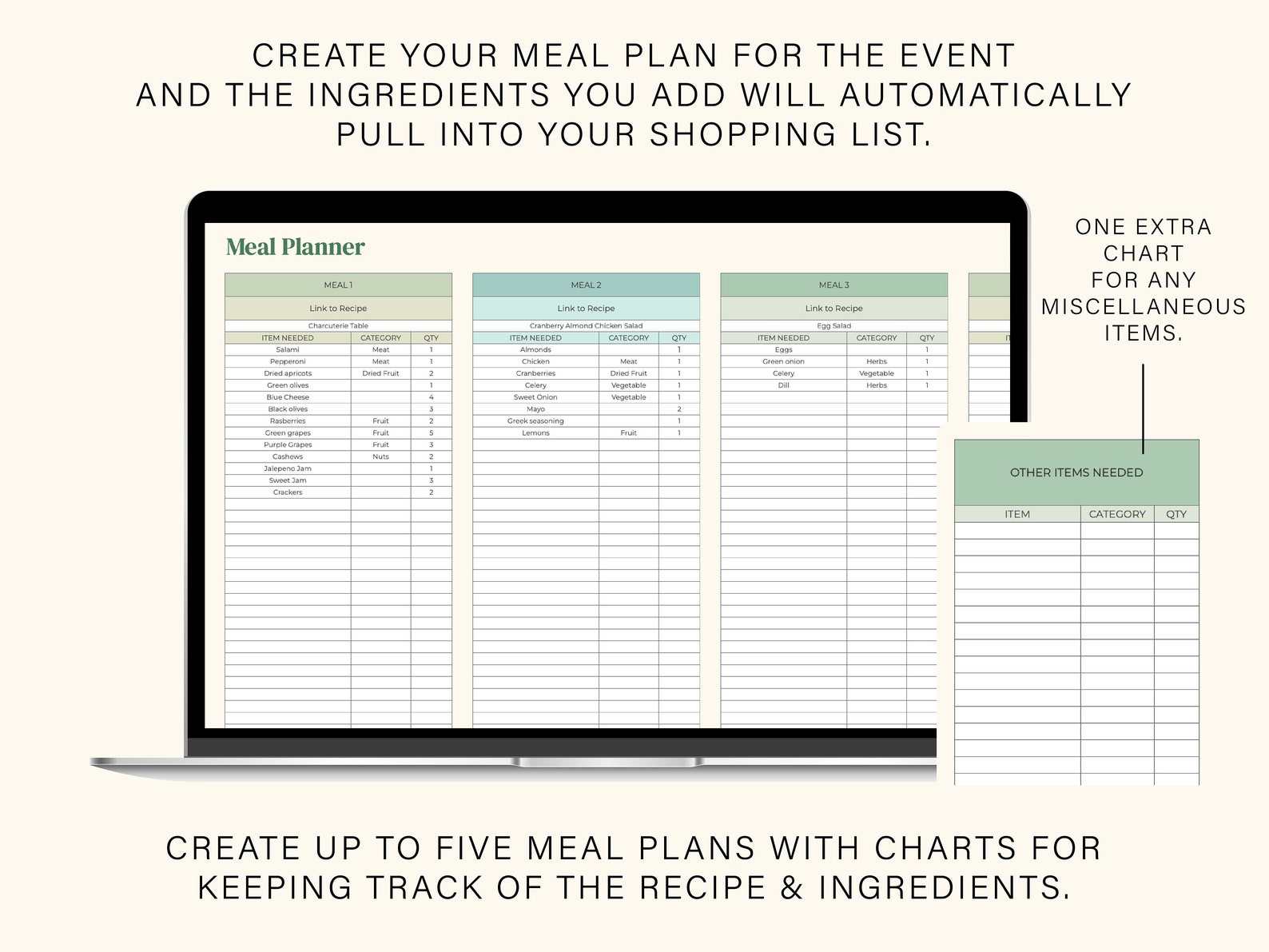 Event Planner Spreadsheet Google Sheets Spreadsheet Template Digital ...