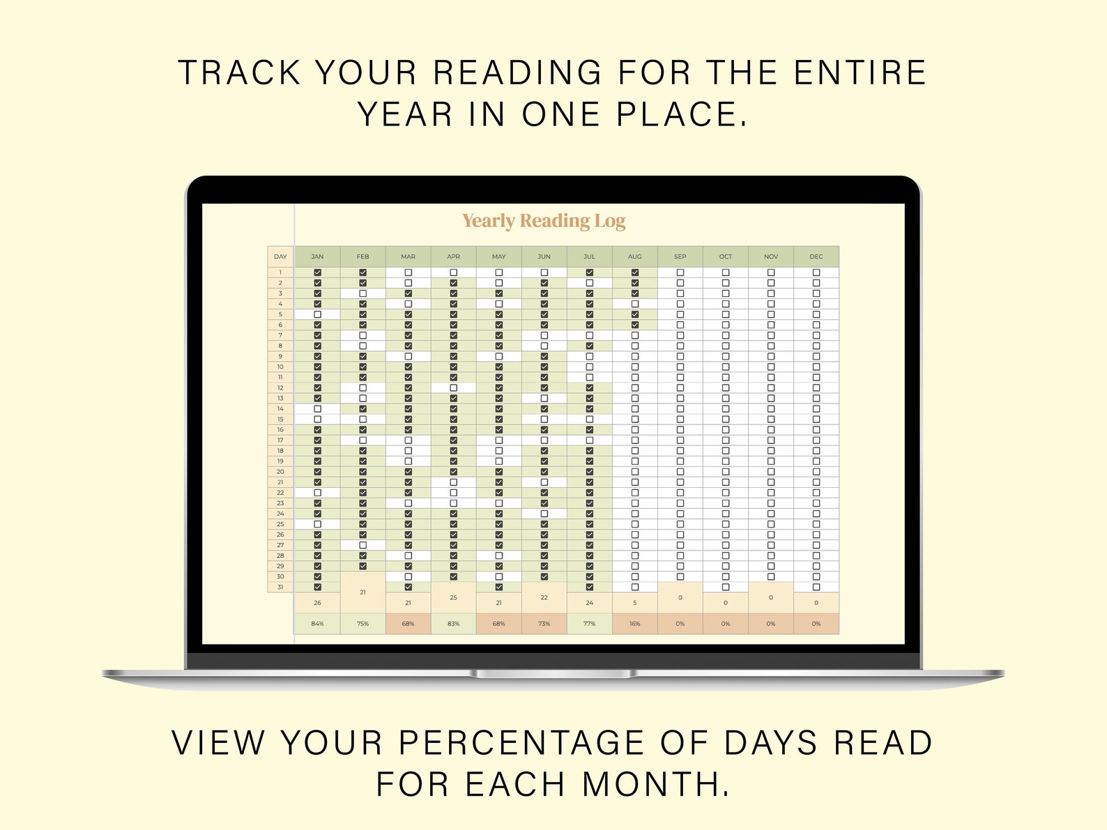 Book Tracker Spreadsheet Reading Log Google Sheets - Etsy