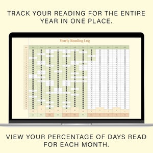 Book Tracker Spreadsheet Reading Log Google Sheets - Etsy