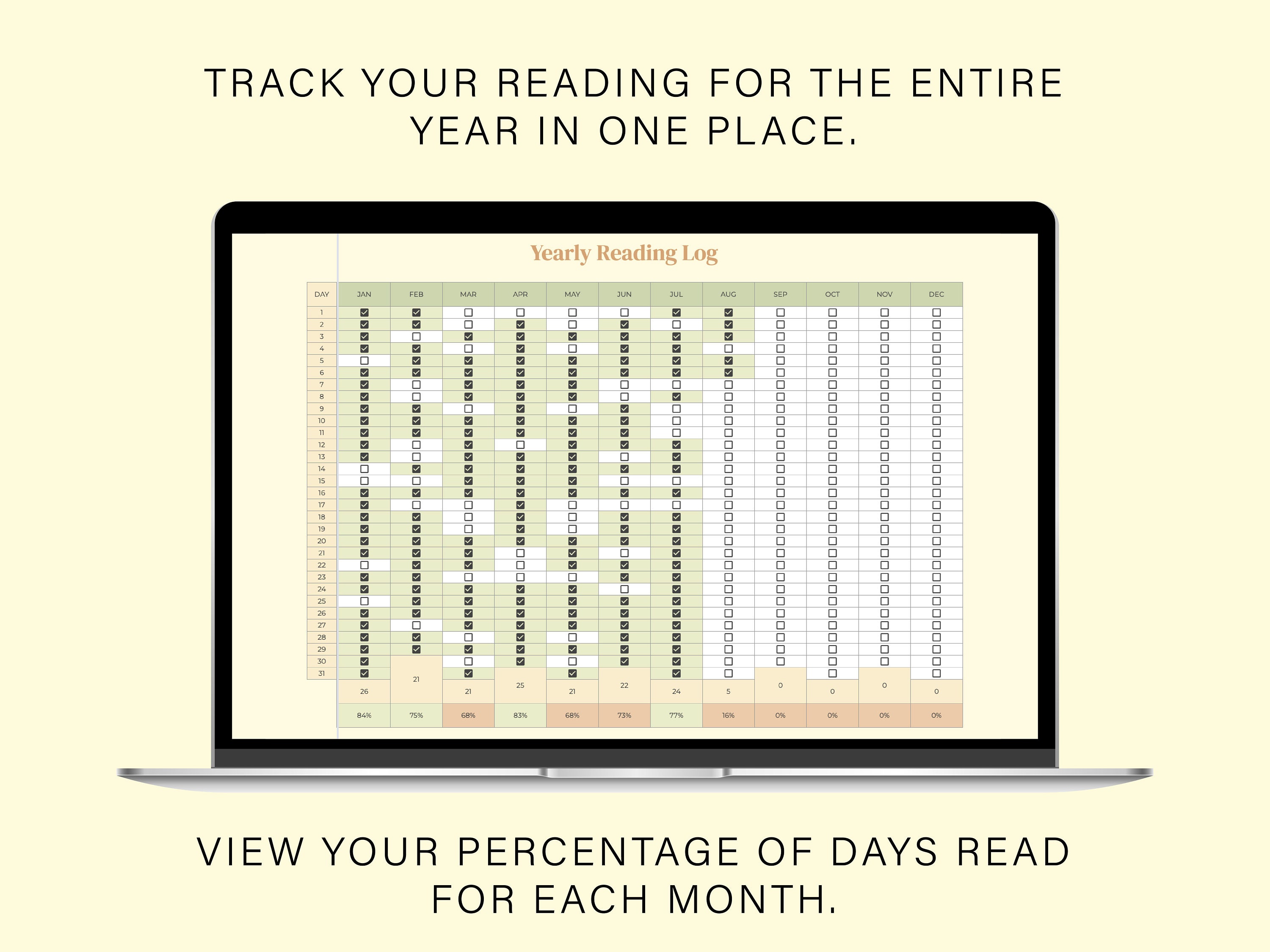 Book Tracker Spreadsheet Reading Log Google Sheets - Etsy
