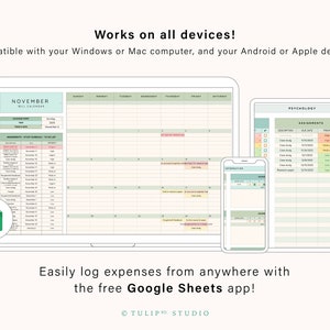 Digital Student Planner | College Planner | Course Tracker | Google ...