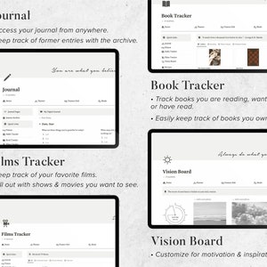 Notion Life Planner Template | Digital Planner | Task Tracker | Meal ...