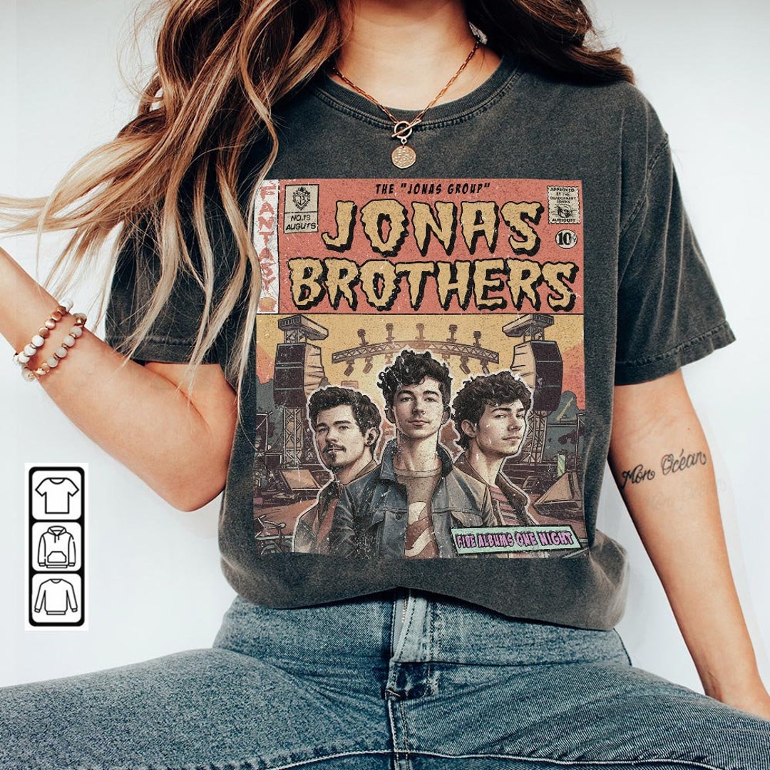 Retro Comic Jonas Brothers the Eras Tour Shirtjoe Jonas - Etsy