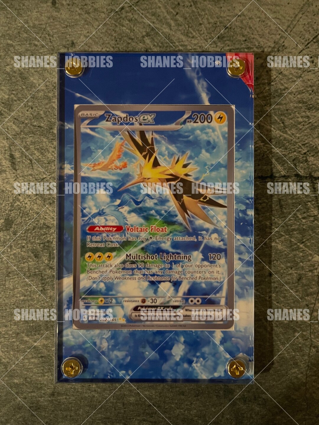 Zapdos EX Pokemon Extended Boarder Card Holder - Etsy