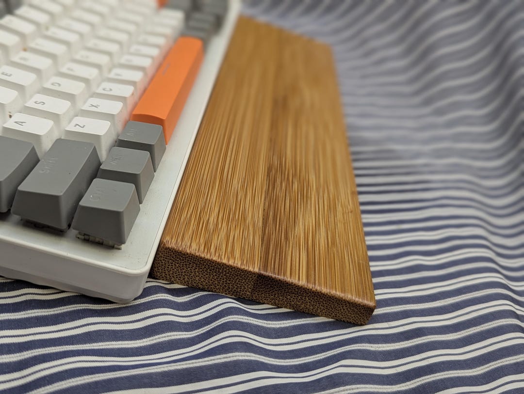 Bamboo Wrist Rest,keyboard Wrist Rest,bamboo Art,custom Wrist Rest,gift ...