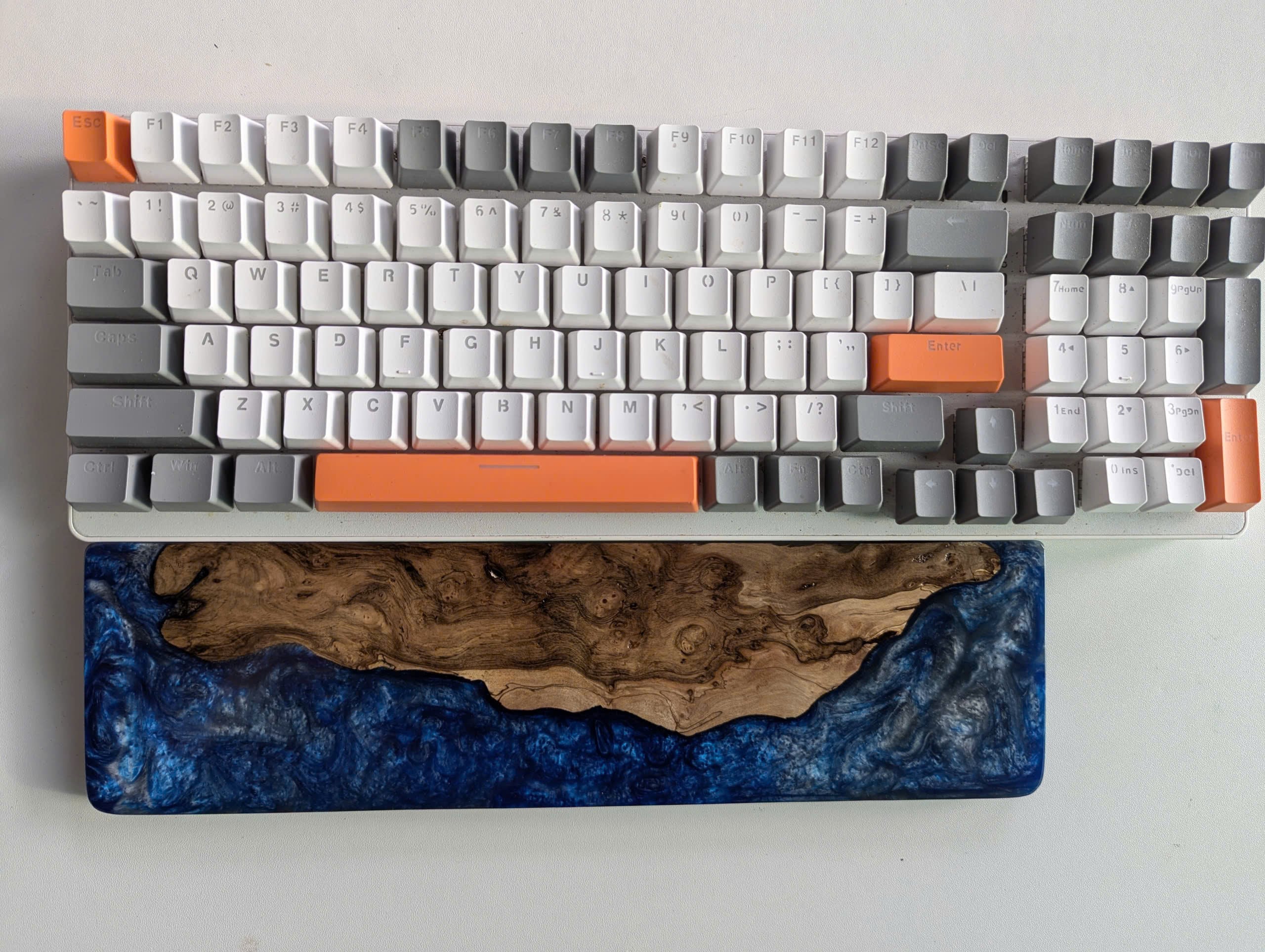 Custom Wood Wrist Rest,keyboard Wrist Rest,custom Wooden Resin Wrist ...
