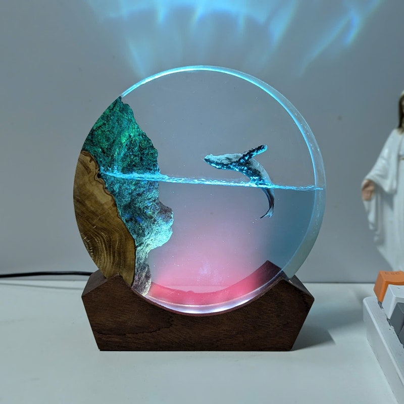Resin Lamp - Etsy