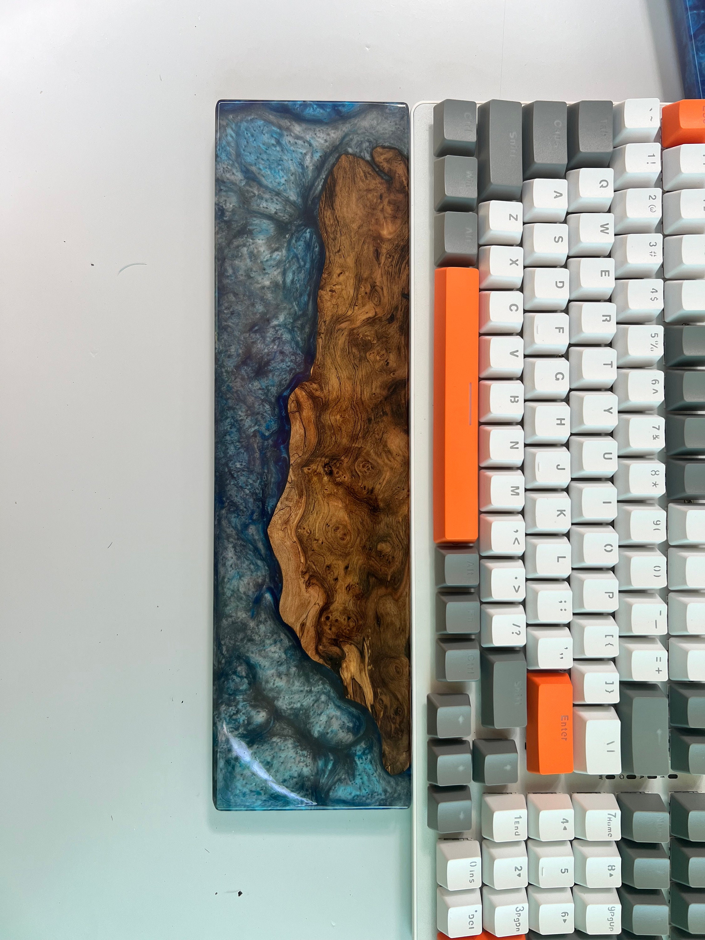 Custom Wood Wrist Rest,keyboard Wrist Rest,custom Wooden Resin Wrist ...