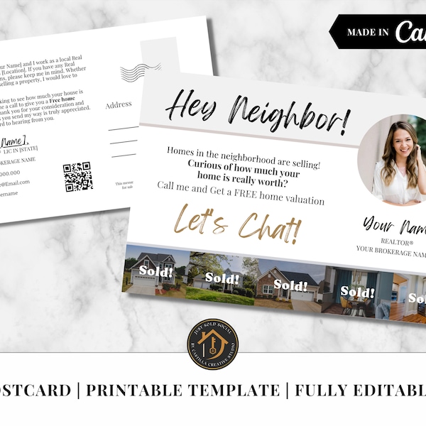 Hello Neighbor Real Estate Template - Etsy