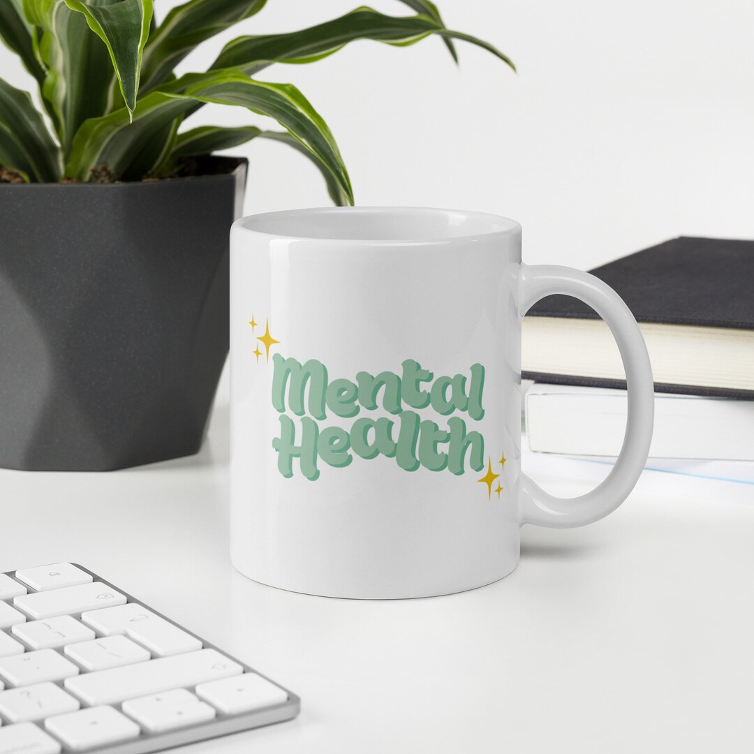 Mug With Gen-z Saying, Coffee Mug, Funny Saying, Mental Health, Retro ...