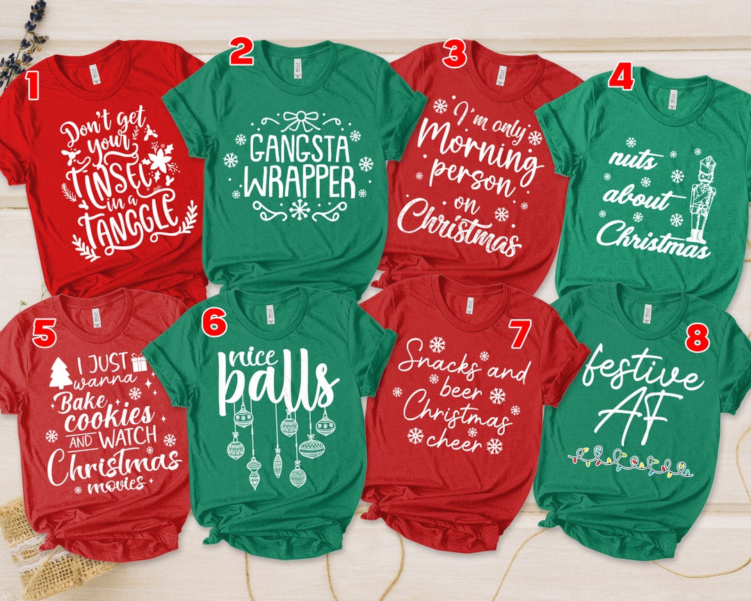 Funny Christmas Shirt Funny Christmas Group Shirt Christmas - Etsy